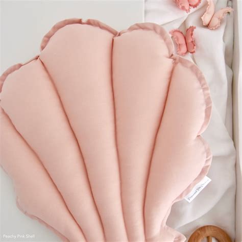 Shell Cushion Peppermint Tree Creations