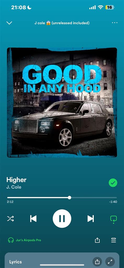 Just In Case Sum Yall Been Slept Here Are Sum Hidden Spotify J Cole
