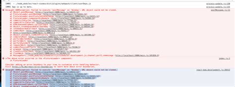 Postmessage Url Could Not Be Cloned · Issue 1002 · React Cosmosreact