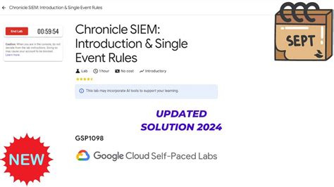 Chronicle Siem Introduction And Single Event Rules 2024 Gsp1098