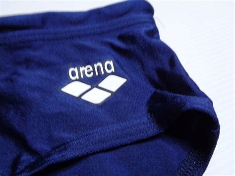 M 紺 男子 Arn 120 アリーナ Arena 競パン 競泳水着 スクール水着 昭和レトロ Mサイズ ｜売買されたオークション情報