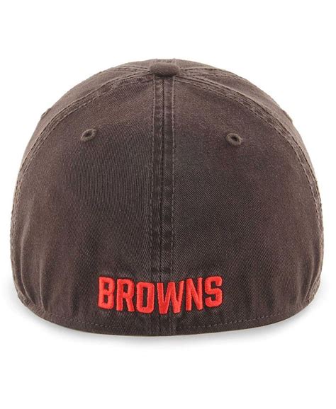 47 Brand Mens Brown Cleveland Browns Franchise Logo Fitted Hat Macys