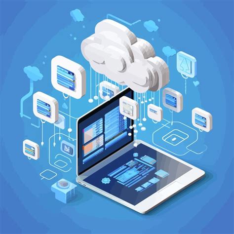 Premium Vector Backupconceptwithtabletcomputervector