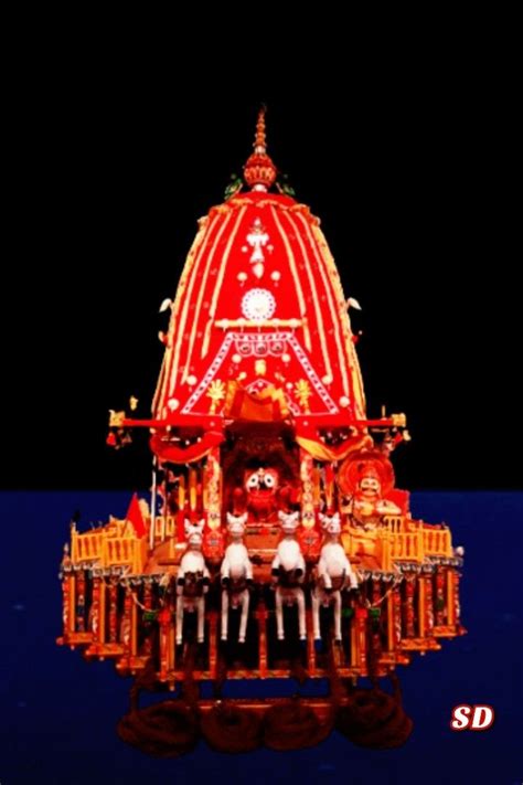 Elaborately Decorated Float In The Middle Of The Ocean At Night