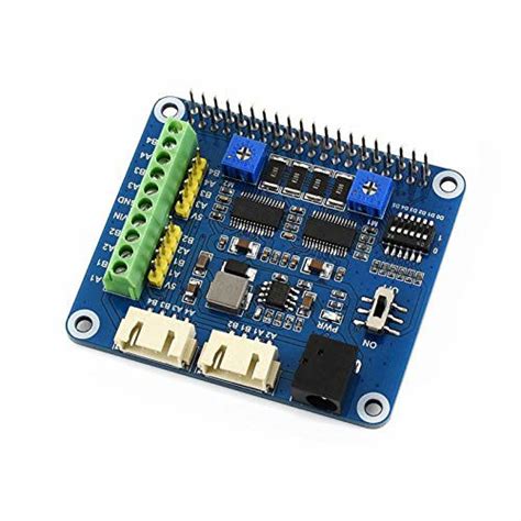 Getuscart Stepper Motor Hat For Raspberry Pijetson Nano Onboard Dual Drv8825 Motor Controller