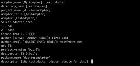 Feature New Database Adapter Scaffold · Issue 4281 · Dbt Labsdbt