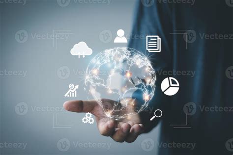 Cyber Security Concept Man Hand That Is Designed To Protect Networks Devices Programs And