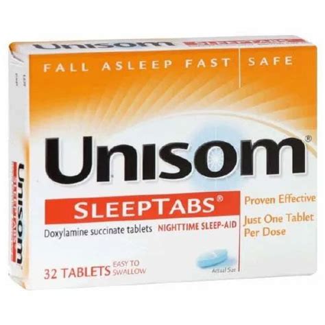 Actual Set Doxylamine Succinate Unisom Tablets Pack Size 32 Tablets At Best Price In Nagpur