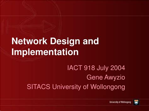 PPT Network Design And Implementation PowerPoint Presentation Free Download ID 6795394