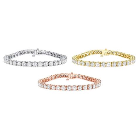 410 Tcw Diamond Tennis Bracelet 14k Gold Diamond Classic Eternity