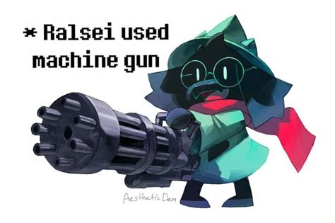 Ralsei Used Machine Gun Ifunny