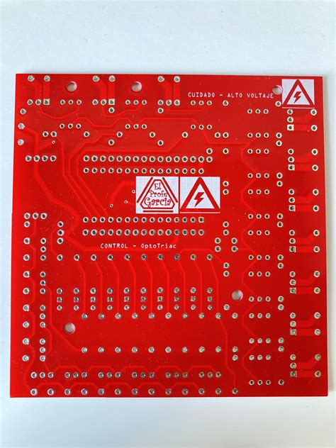 Pcb Control Optotriac Dinastia Tecnologica