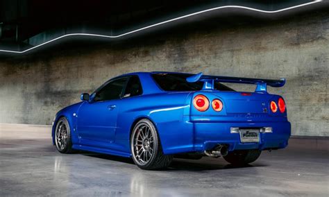 Paul Walkers Nissan Gt R Fetches Record Price Double Apex