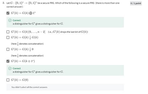 Cryptography Determine Whether A Pseudorandom Generator Is Secure