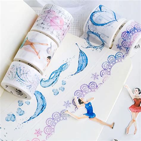 2 5 4 см 5 м красивый вальс танцующая девушка васи лента Diy Украшение скрапбукинг планировщик