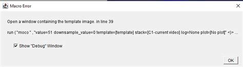 Eror Rised In Batch Processing But Not When I Run The Script Image Analysis Image Sc Forum