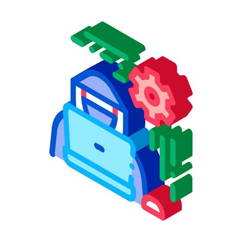 Settings Hacker Isometric Icon Vector Illustration Vector Art At Vecteezy