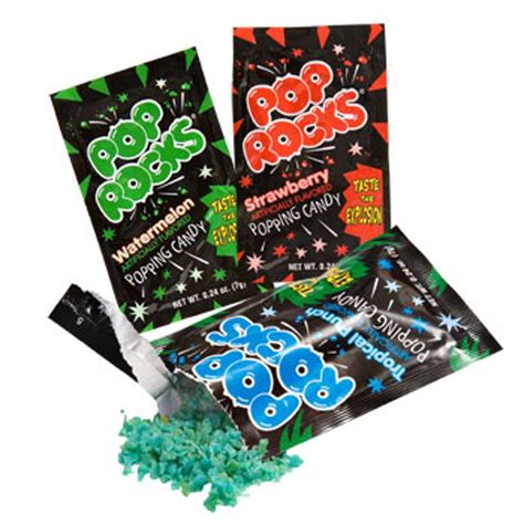 Pop Rocks Popping Candy 3 Pack Watermelon Strawberry Tropical Punch