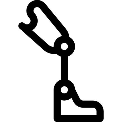 Prosthesis Basic Rounded Lineal Icon