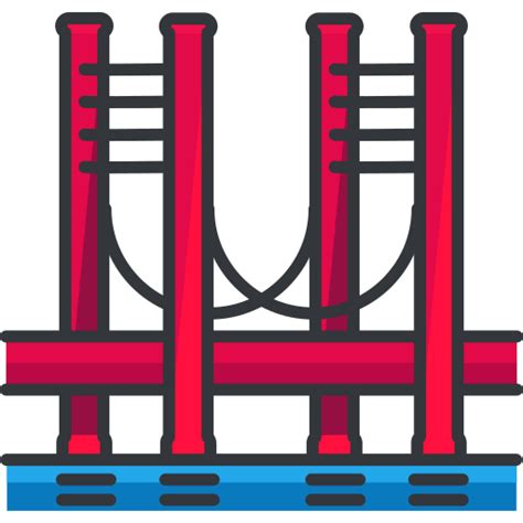 Golden Gate Free Monuments Icons