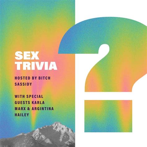 sex trivia hosted by bitch sassidy — banff pride