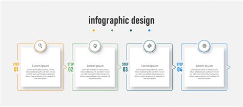 Premium Vector Infographic Design Elegant Professional Template With 4 Step Premium Vector