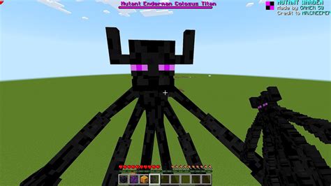 Enderman Titan Mod In Minecraft Youtube