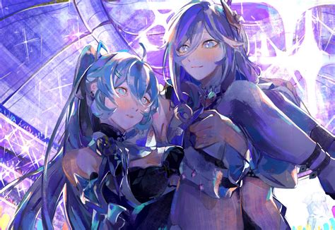 Misteln Schariac And Shigure Kira Honkai And 1 More Drawn By Cryo