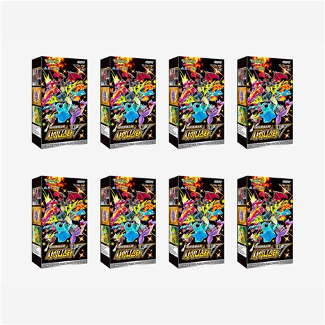 포켓몬 카드 게임 소드and실드 하이클래스팩 샤이니스타 V 8박스 총 80팩 Pokemon Kream