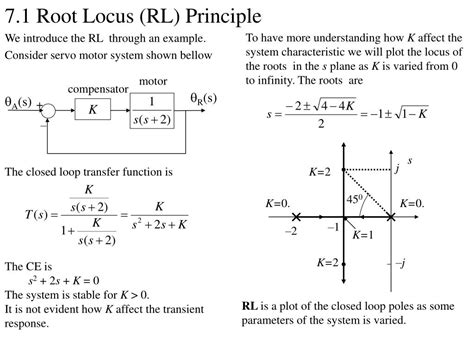 Ppt 71 Root Locus Rl Principle We Introduce The Rl Through An