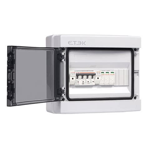 V V Single String DC Combiner Pre Wired Solar Protection Box ETEK ELECTRICAL