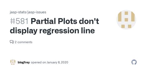 Partial Plots Dont Display Regression Line · Issue 581 · Jasp Stats