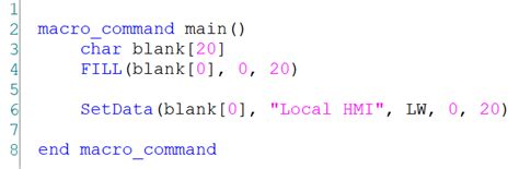 How To Clear An Ascii String Using A Macro Staff Weintekusa