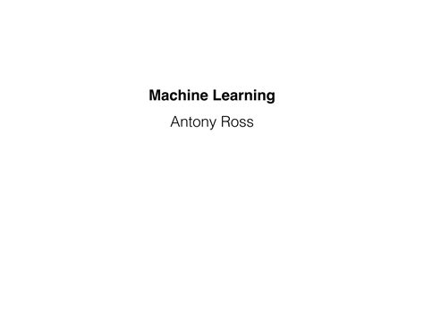 Introduction To Machine Learning Algorithms Ppt