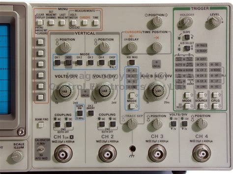 Tektronix 2246 Oscilloscope Quality Used Equipment From Control Electronics Pty Ltd