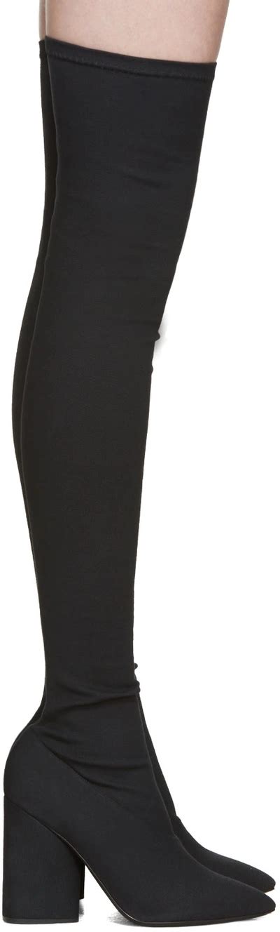 Yeezy Thick Knit Over The Knee Boots Season 3 In True Oeyx Modesens
