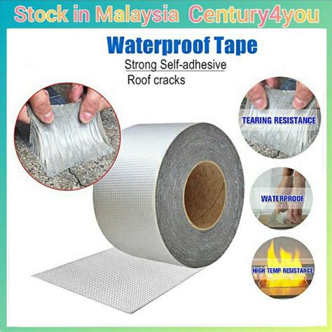 💥aluminum Waterproof Roof Tape💥 Pelekat Gam Tampal Zink Tangki Paip Atap Rumah Bumbung Dinding