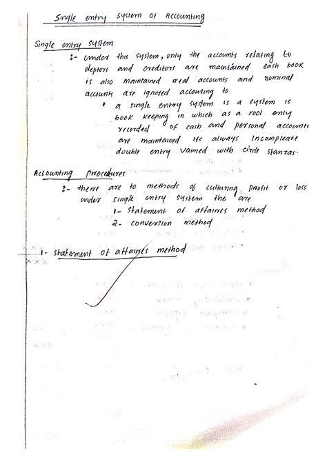 Single Entry System Practical Financial Accounting Studocu