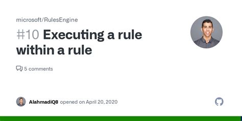 Executing A Rule Within A Rule Issue Microsoft RulesEngine GitHub