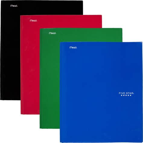 Five Star 2 Pocket Folders With Prong Fasteners Folders With Pockets