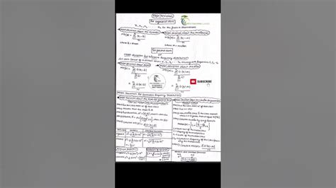 Statistics Class 11 Formulas And Notes Youtube