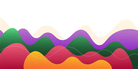 Trendy Premium Colorful Wavy Abstract Background With Soft Orange Pink Purple Green Gradient