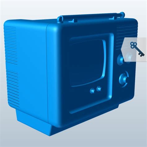 Old Televisionset Cube Style V2 Free 3d Model Obj Stl Free3d