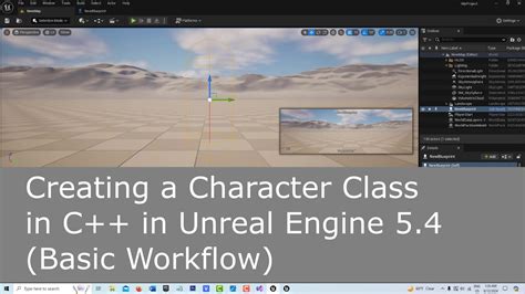 creating a c character class in unreal engine 5 4 the general