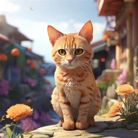 Imágenes De Gatitas Vector Premium