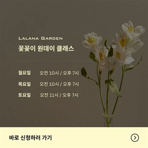 옐로우 심플한 꽃꽂이 원데이 클래스 홍보 인스타그램 포스트 캔바 템플릿 En 2024