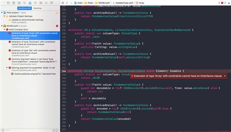 Wcdb Swift Compiler Error Issue Tencent Wcdb GitHub