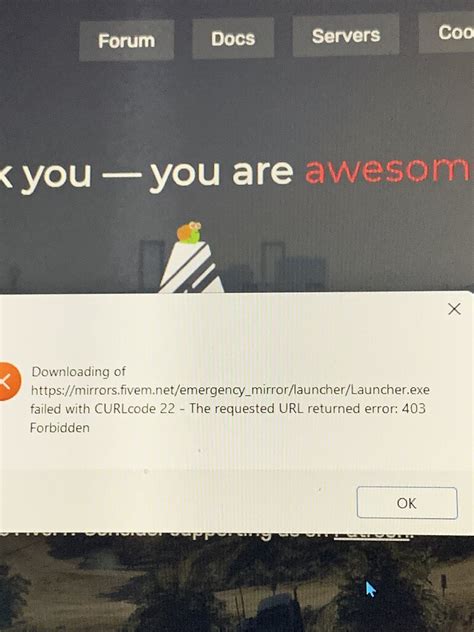 Fivem Error Could Use Some Help Fivem Client Support Cfxre Community