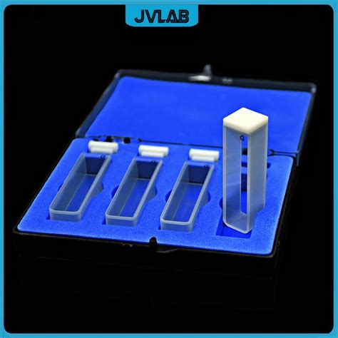 Glass Cuvette Liquid Sample Cell Light Path 10mm A Vicedeal