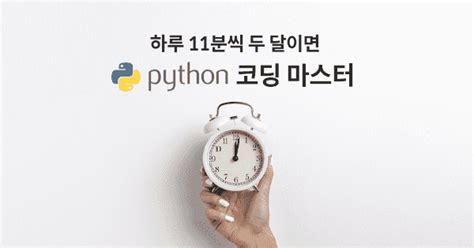 코딩 해볼래요 하루 11분 60일 완성 코딩 왕초보 탈출부터 활용까지 로드맵 인프런
